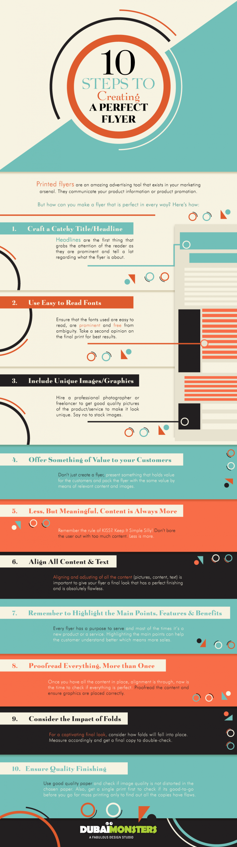 [Infographics] 10 Steps to Creating a Perfect Flyer - Branex Official ...