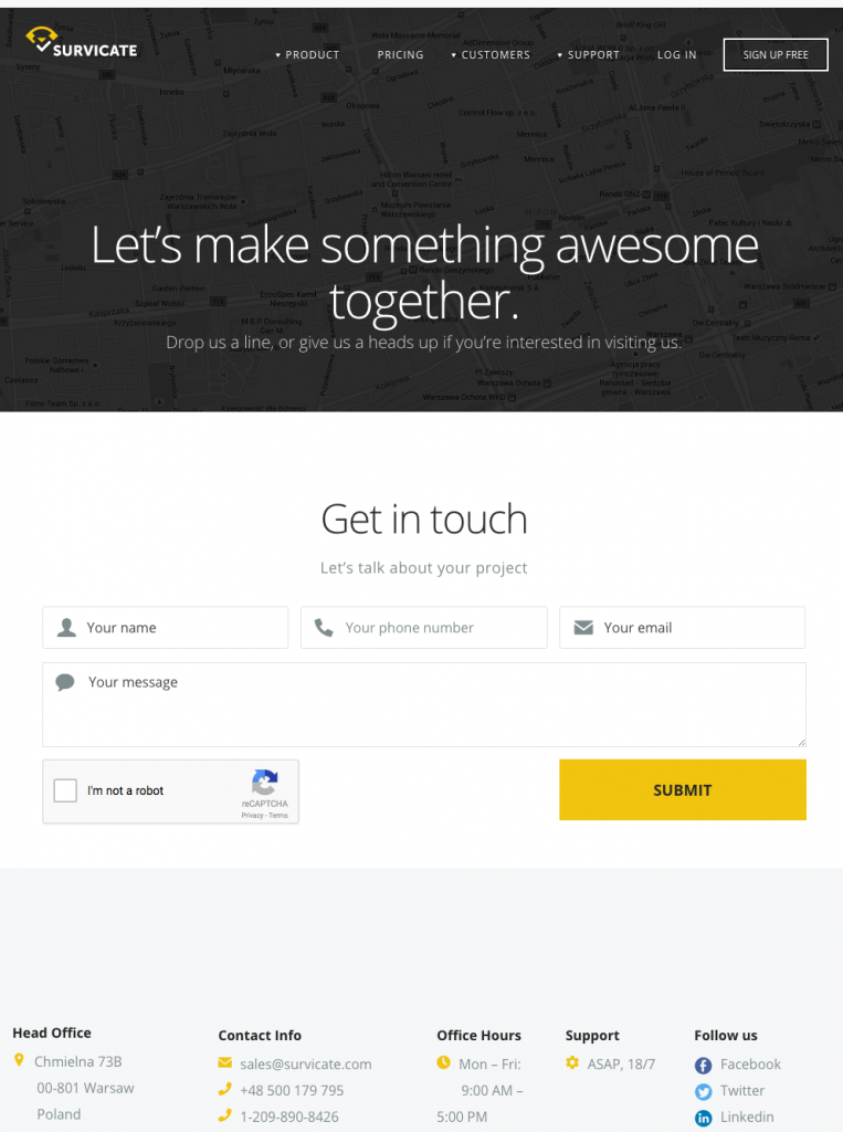 10 Inspirational “Contact Us” Page Examples to Complement Great Web ...